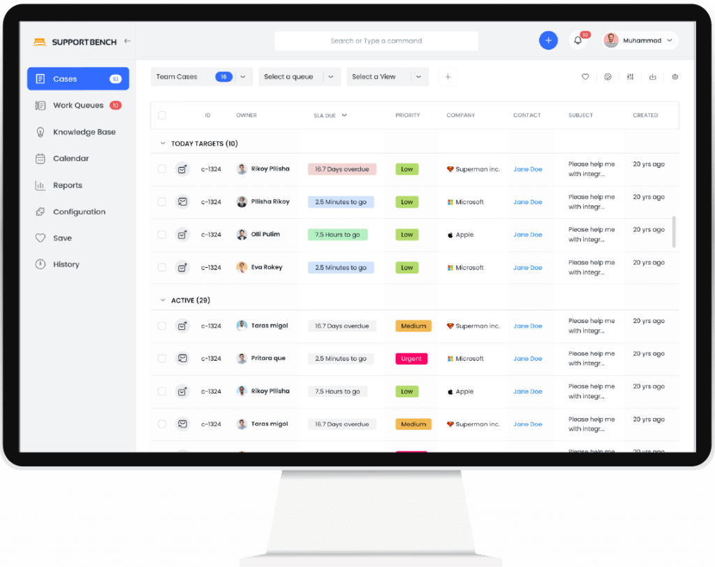 Customer Support Software & Help Desk Platform | Supportbench