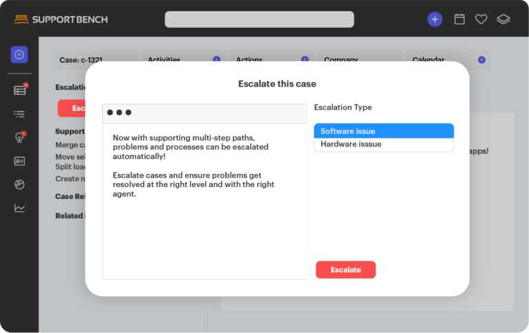 Escalation Management for Customer Management | Supportbench